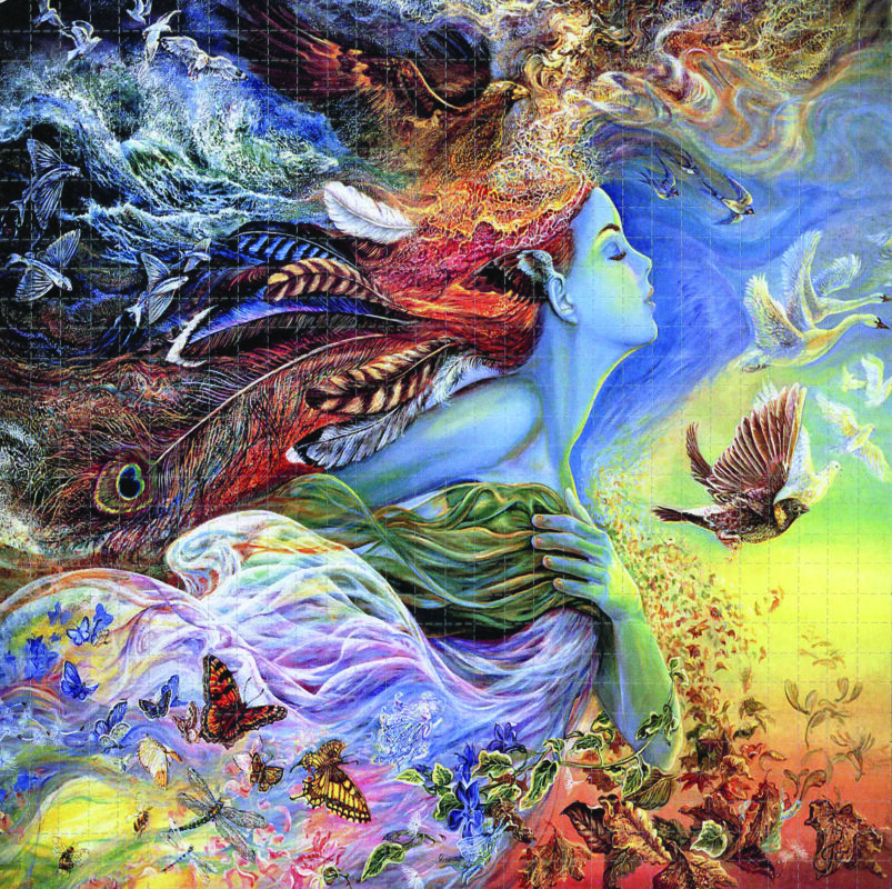 Blotter Art Angel Feathers - Blotter Art Collectables